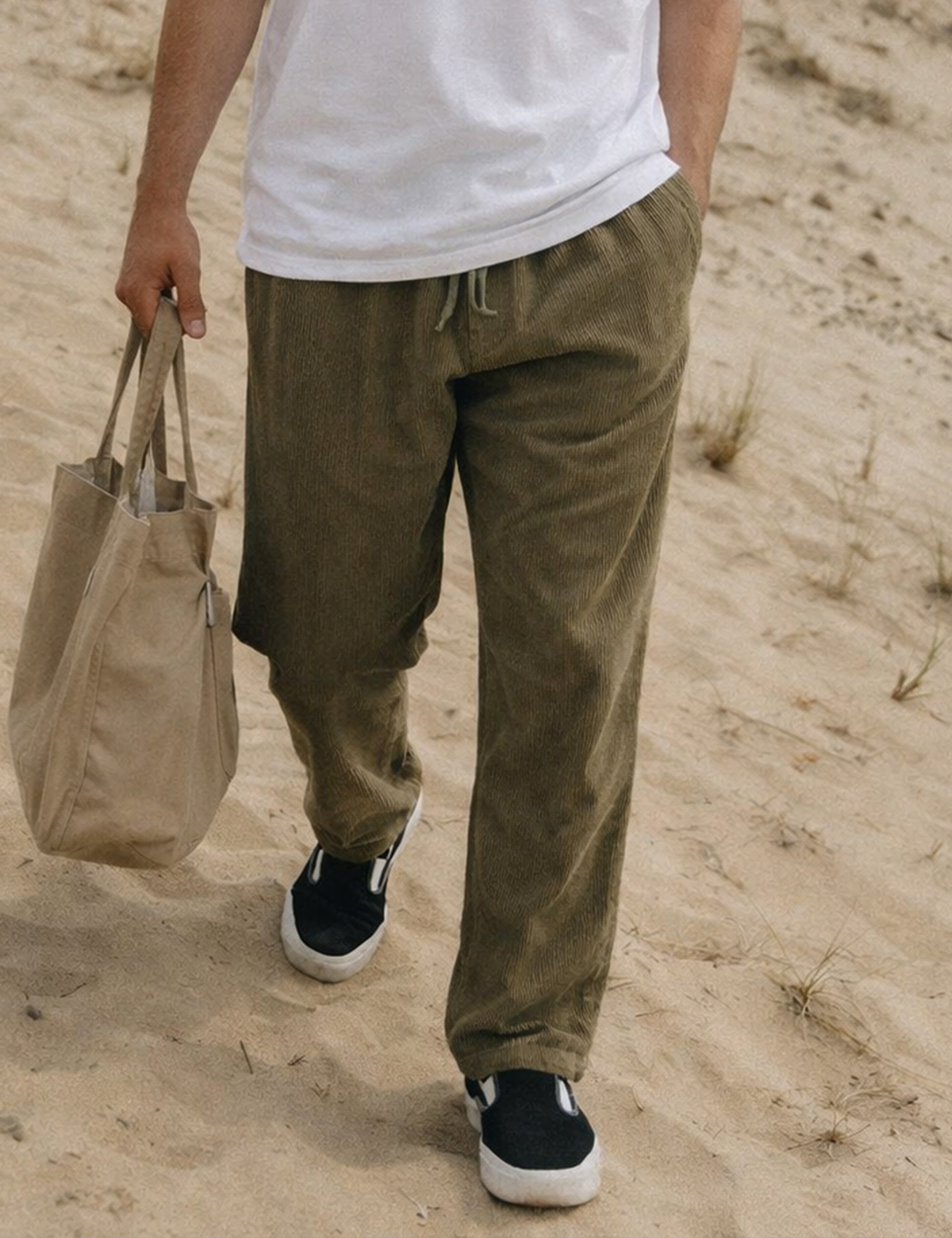 Burbank Pant - Army Cord – Mr Simple