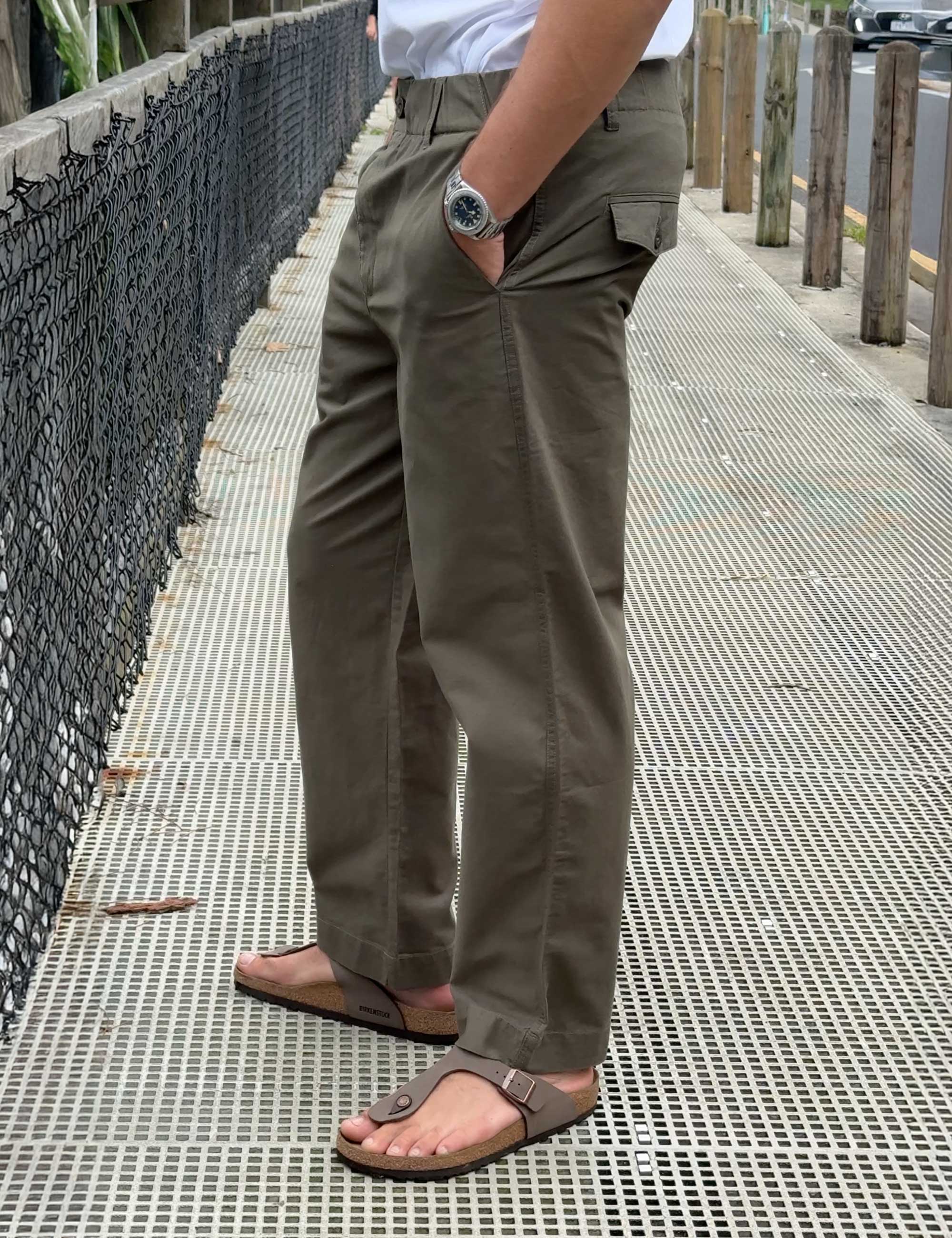 Chad Elastic Waist Relaxed Pant - Fatigue – Mr Simple