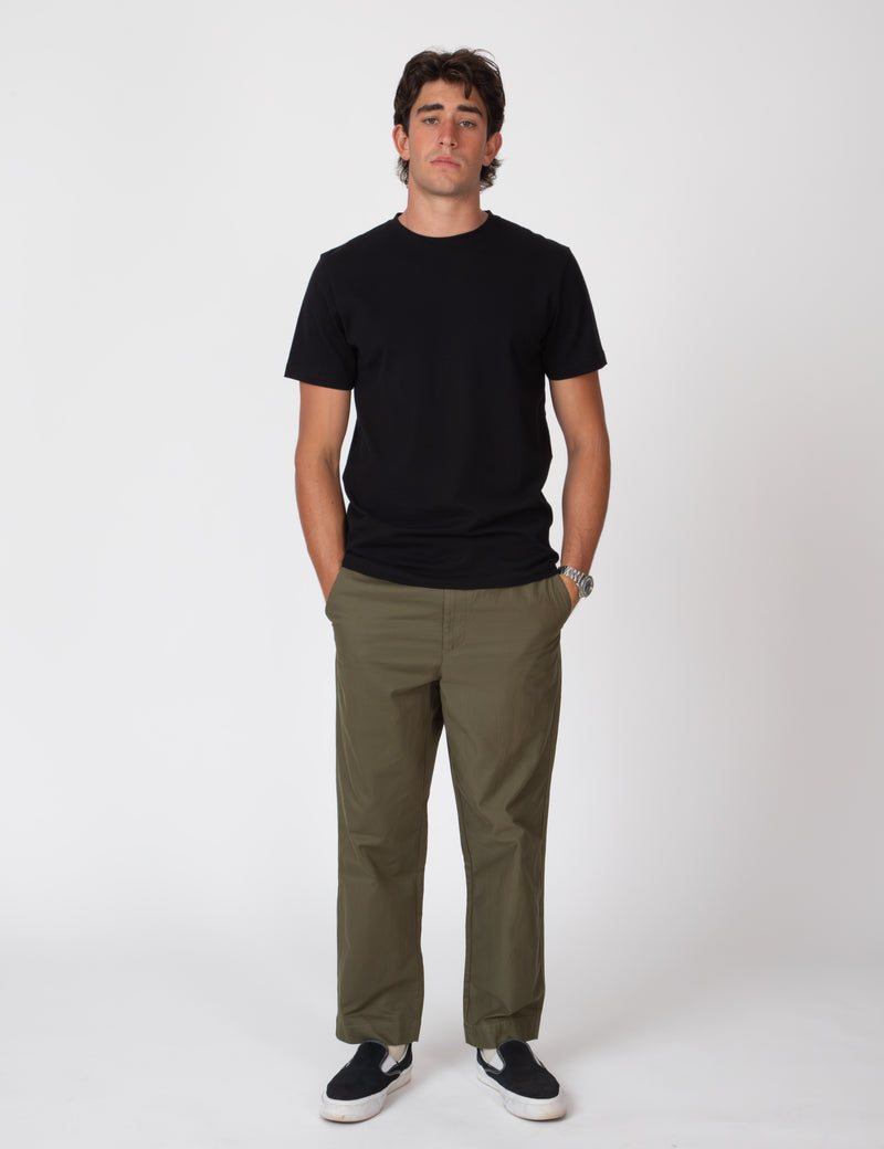 Cashmere Reginald Short Sleeve Tee - Black – Mr Simple