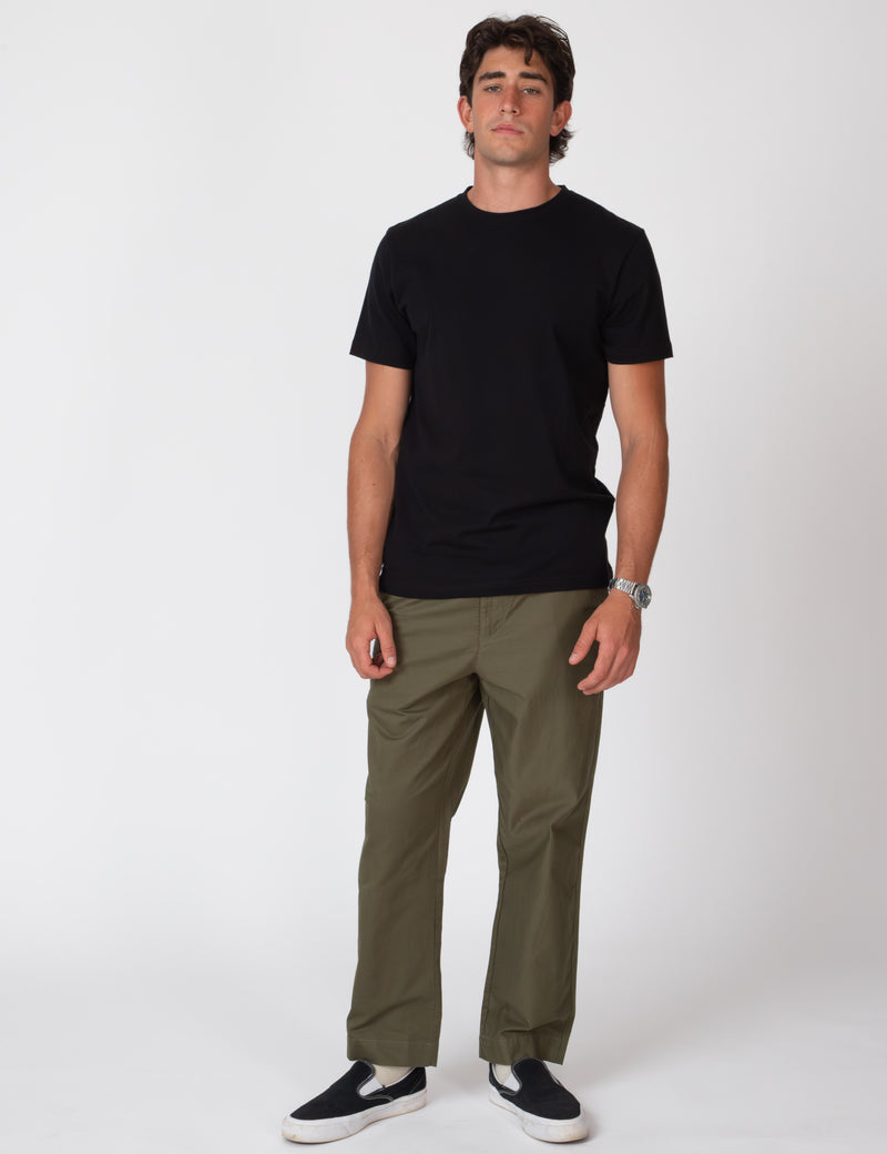 Cashmere Reginald Short Sleeve Tee - Black – Mr Simple