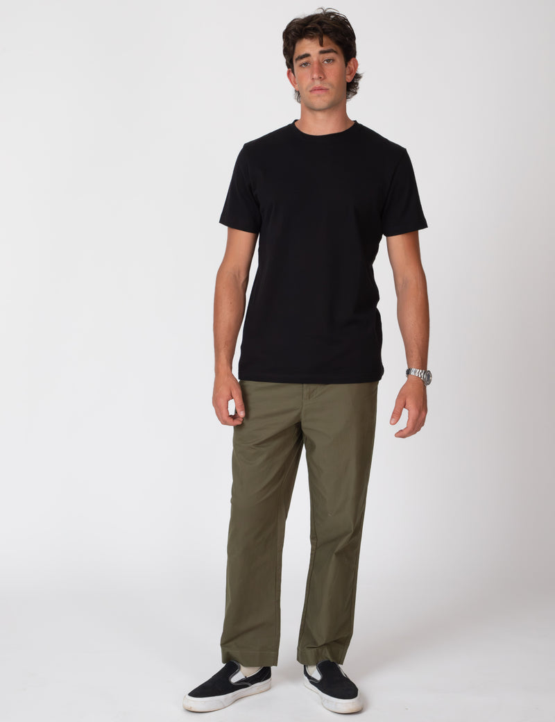Cashmere Reginald Short Sleeve Tee - Black – Mr Simple