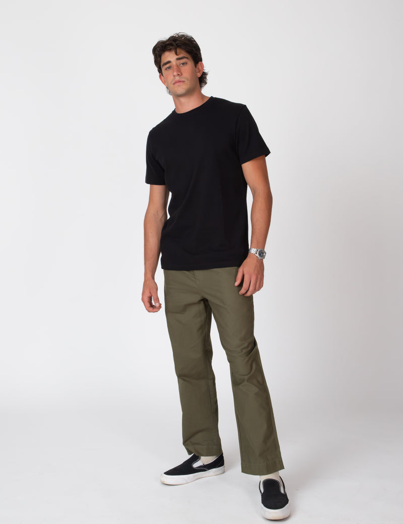 Cashmere Reginald Short Sleeve Tee - Black – Mr Simple