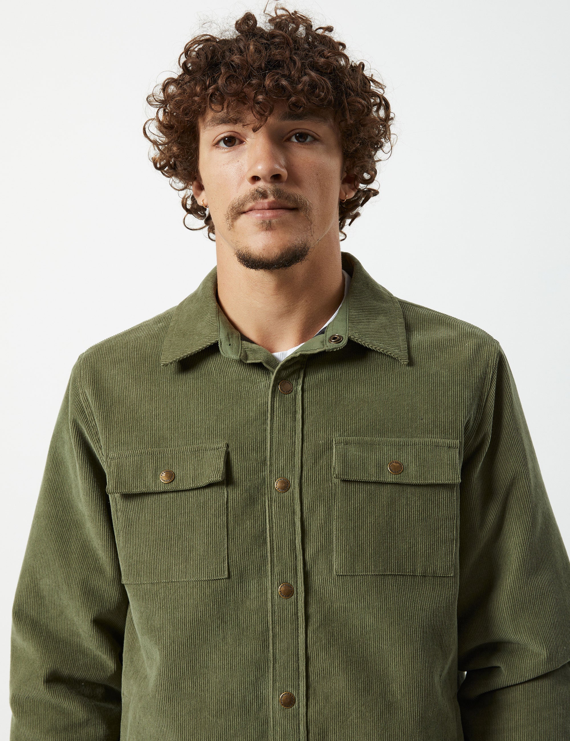 Quilted Cord Jacket - Army – Mr Simple