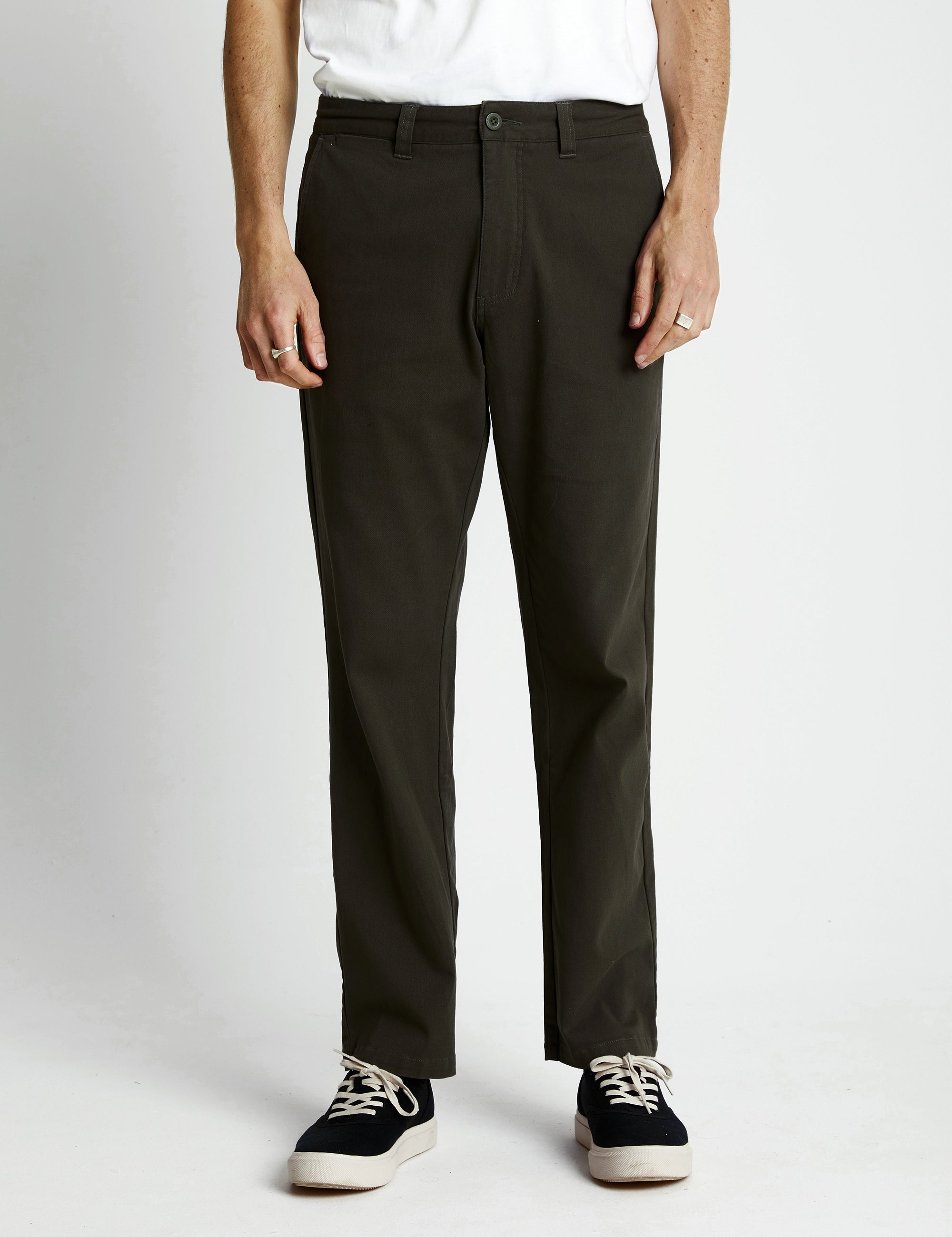 Wilson Standard Chino - Dark Green – Mr Simple