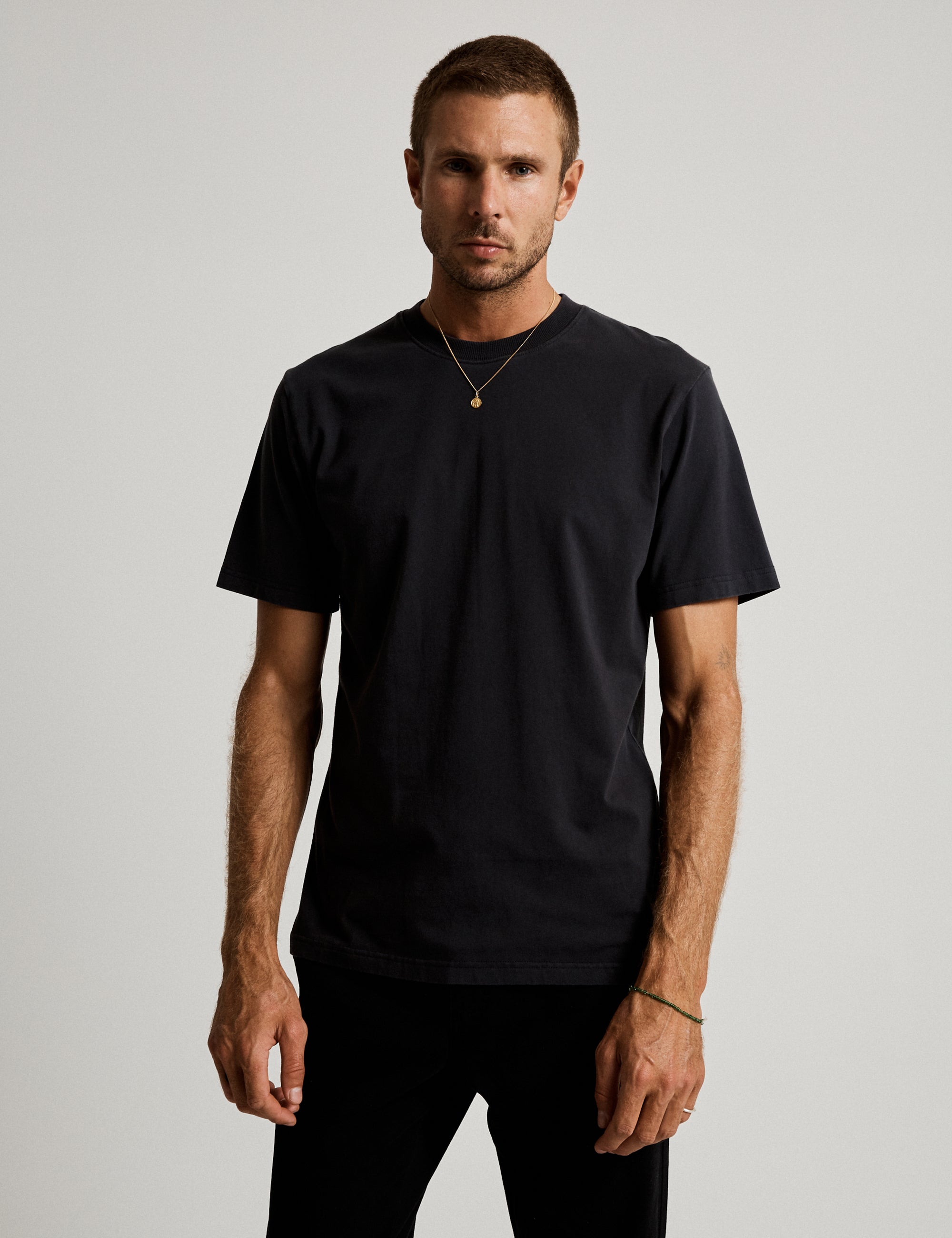 Heavy Weight Tee - Washed Black – Mr Simple