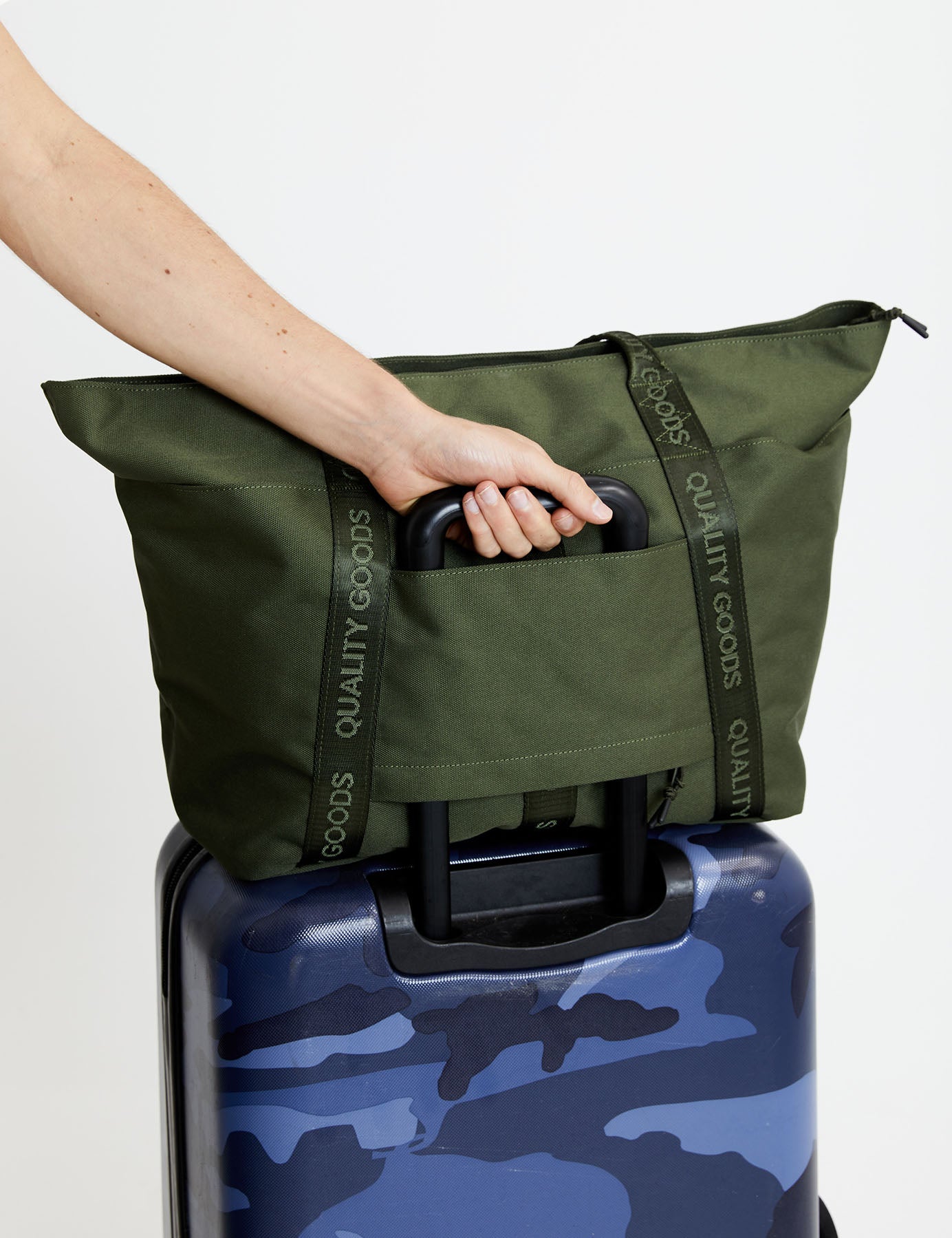 Jasper Tote Large - Army - Mr Simple